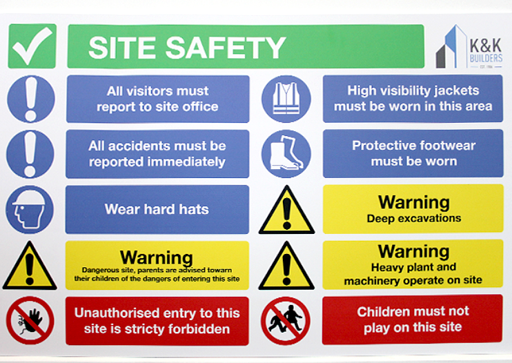 Health And Safety Signs In The Office