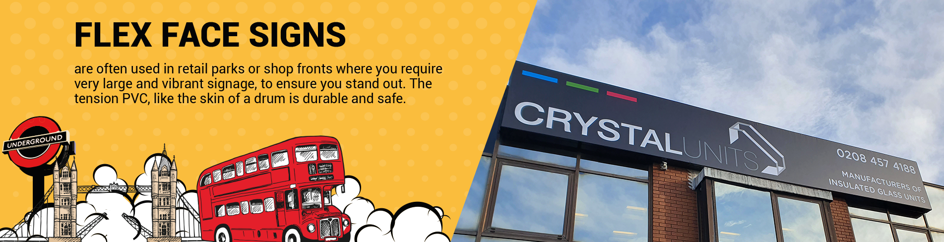 Flex Face Signs | Customised Flex Face Signage Solutions